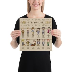 The Office House Rules Poster | the Office | the Office Shirts | the ...