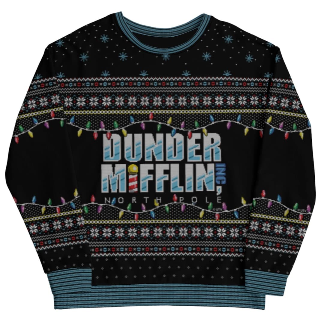 The Office Ugly Sweater I Dunder Mifflin I North Pole Branch I Xmas ...