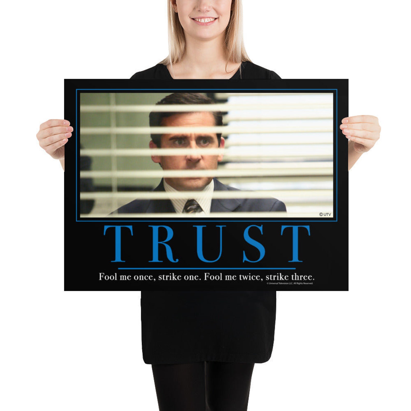 The Office Motivational Poster Trust Michael Scott - Etsy