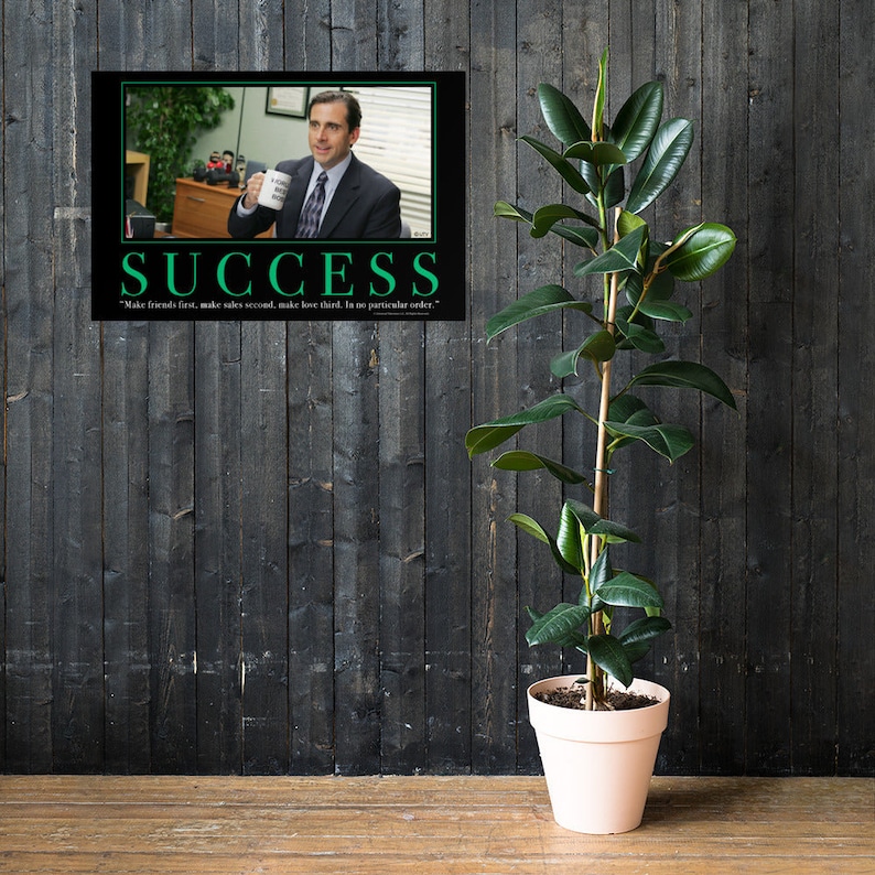 The Office Motivational Poster Success Posters Funny - Etsy