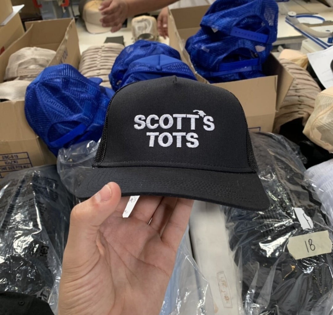 Scotts Tots Premium Trucker Hat Black Dad Hats Hats Funny Hats Gift ...