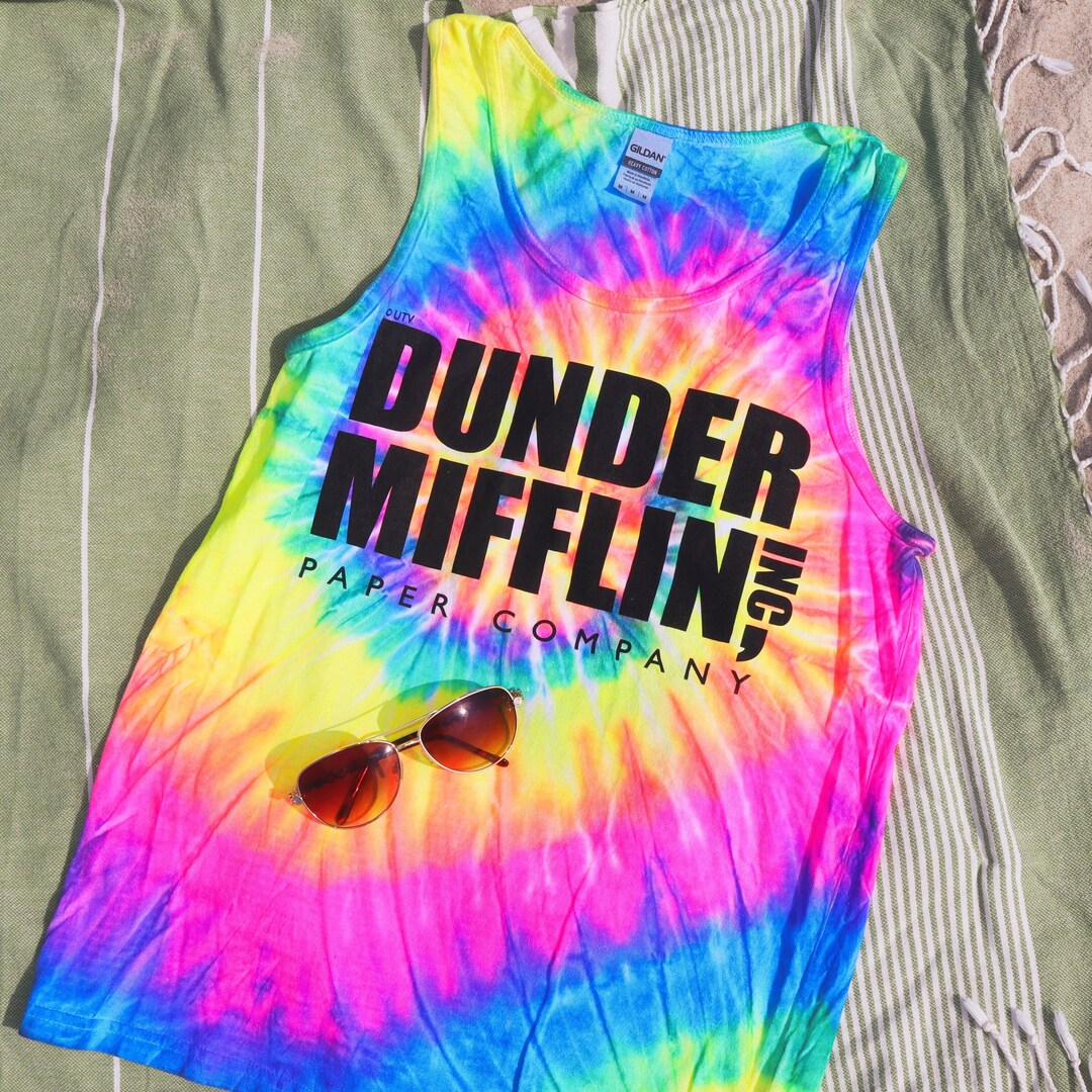Dunder Mifflin Rainbow Tank the Office Shirts the Office Tees the ...