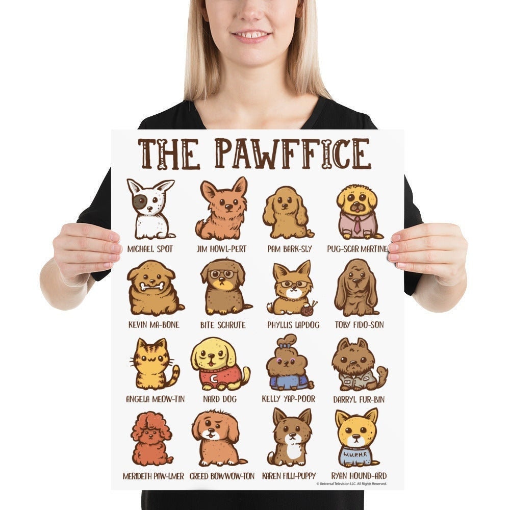 The Pawffice Poster the Office the Office Gifts Posters - Etsy