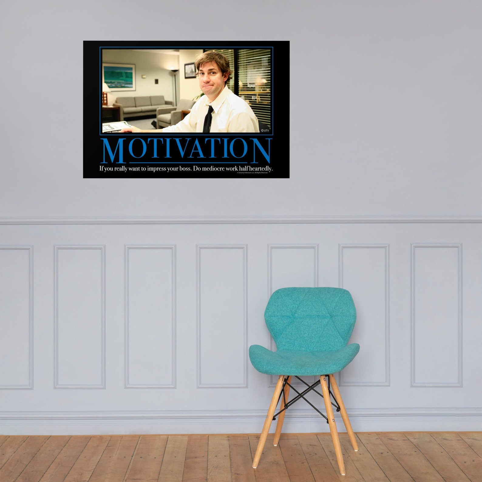 The Office Motivational Poster Motivation Jim Halpert - Etsy