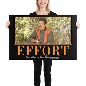 Effort Motivational Poster | Posters | Motivational Posters | Parks and ...