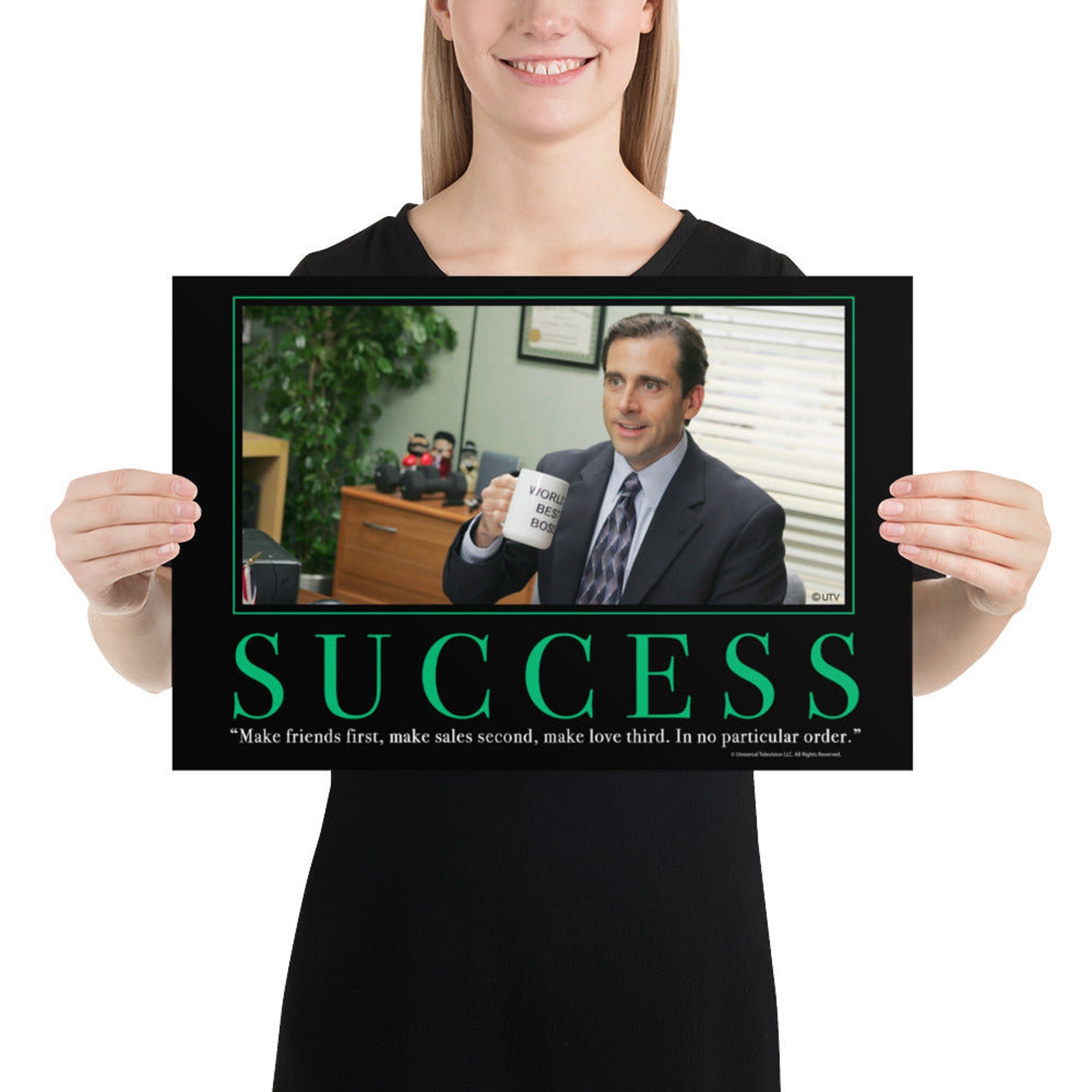 The Office Motivational Poster Success Posters Funny - Etsy
