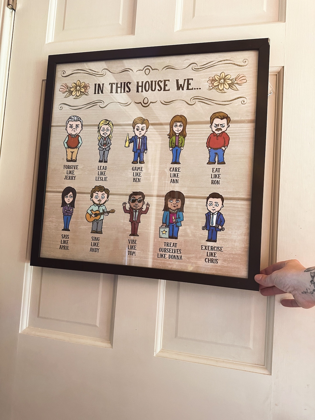 Parks & Rec House Rules Poster | Posters | Parks and Rec | Parks and ...