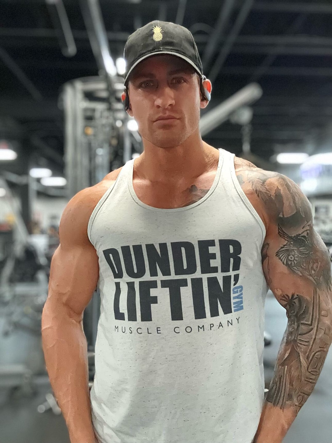 Dunder Liftin Muscle Company - Tank Top | Gym Shirt | Gym Tank | Gym T ...