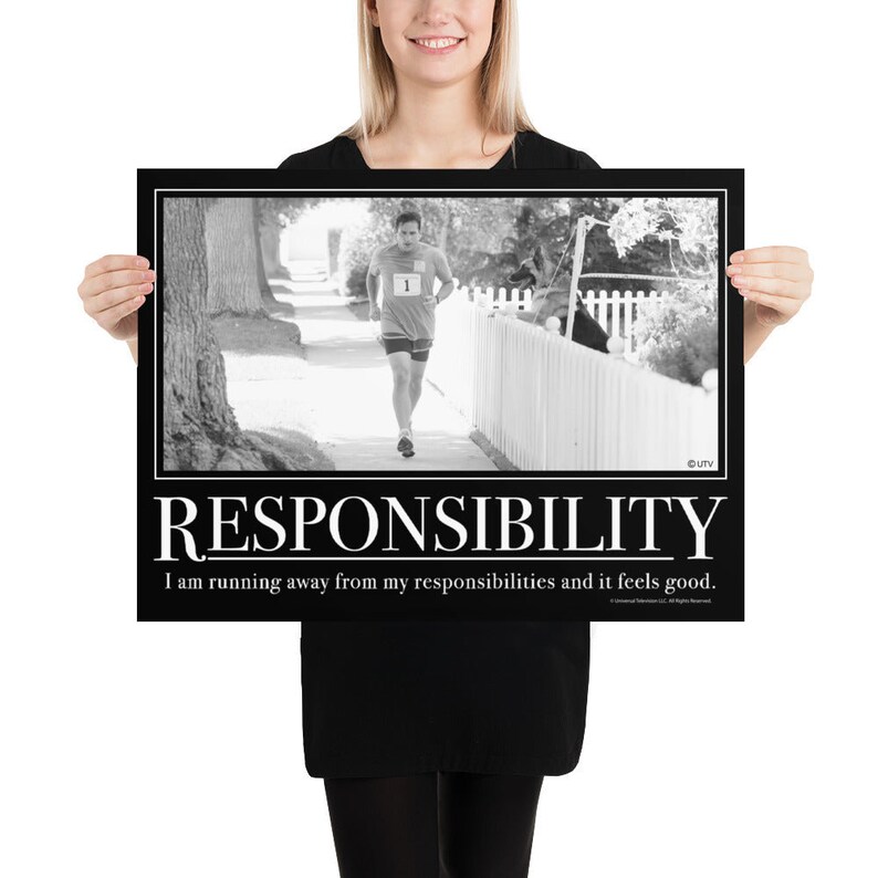 Responsibility Motivational Poster - Etsy