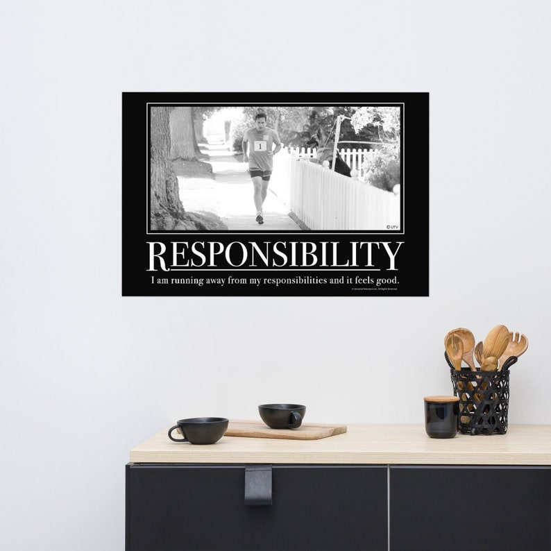 Responsibility Motivational Poster - Etsy
