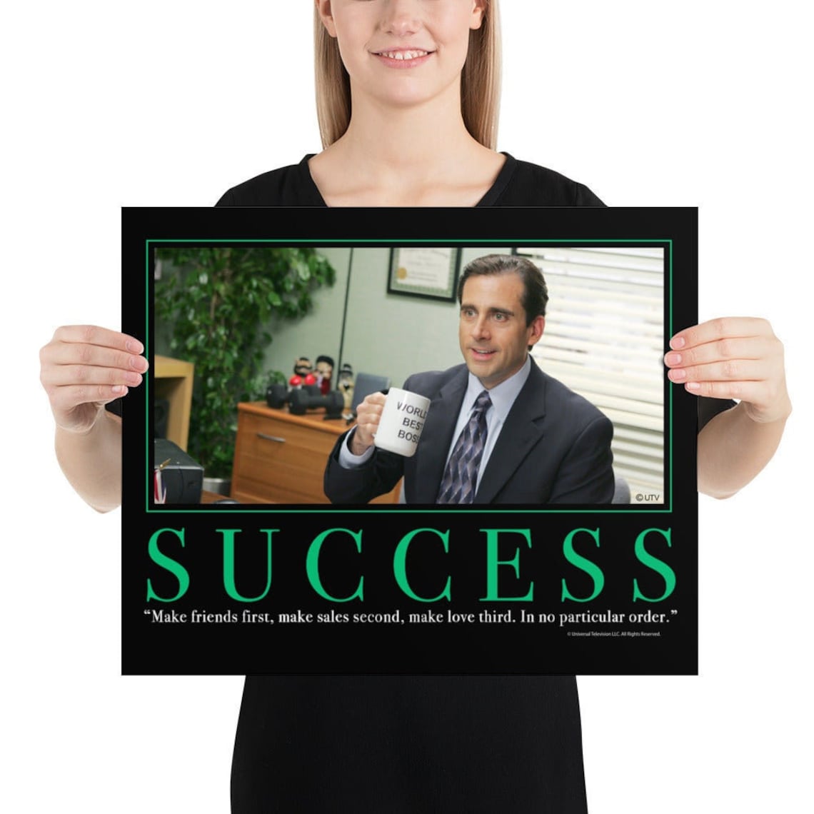 The Office Motivational Poster Success Posters Funny - Etsy