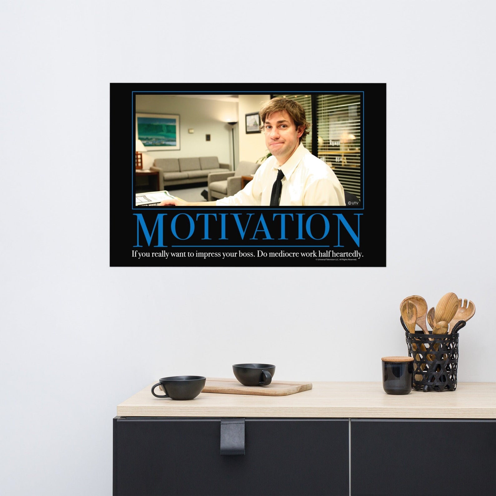 The Office Motivational Poster Motivation Jim Halpert - Etsy