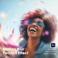 Motion Blur Photoshop Action, Motion Photoshop Action, Motion Blur ...