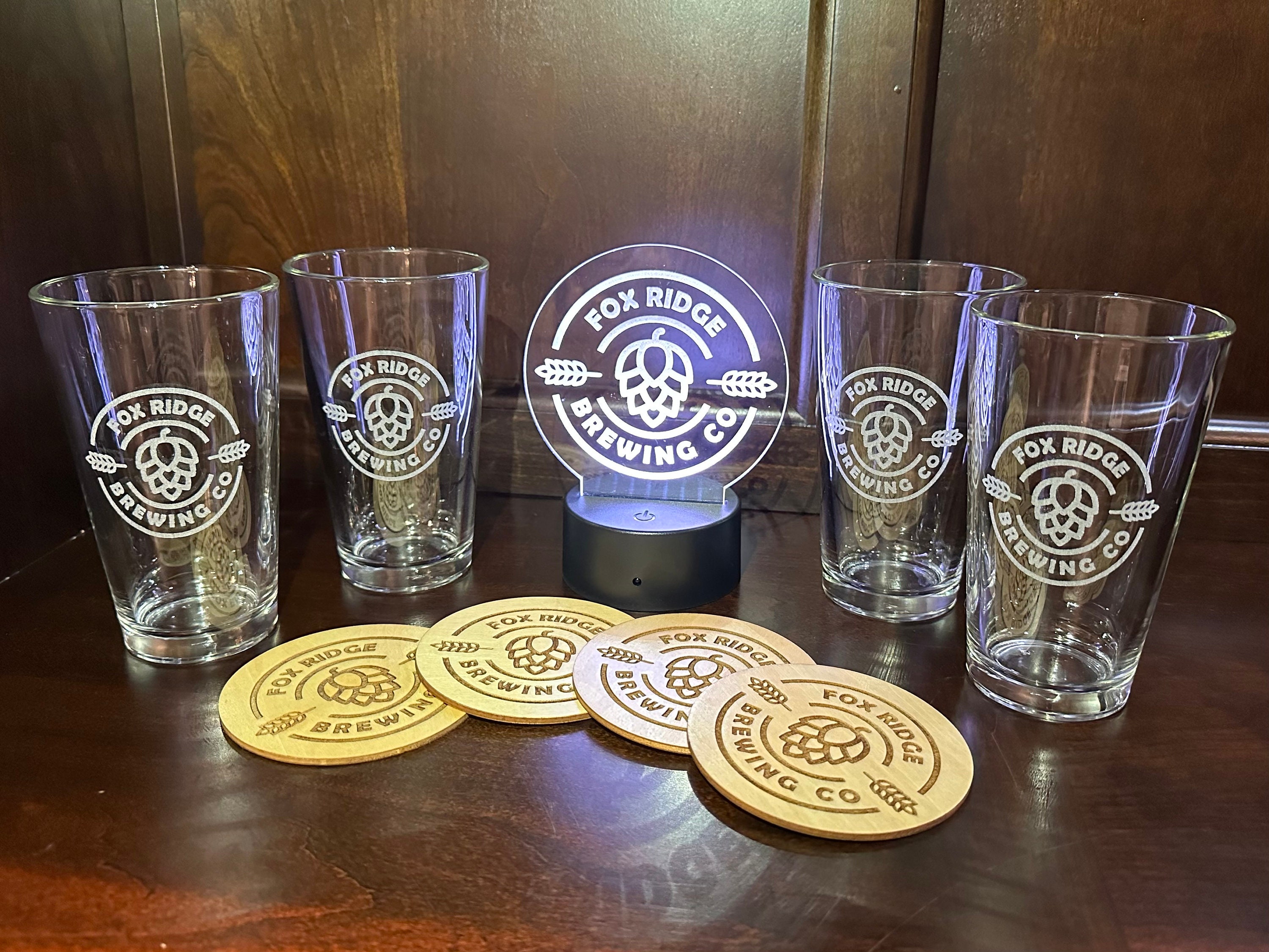 Personalized Home Bar Starter Set - Etsy