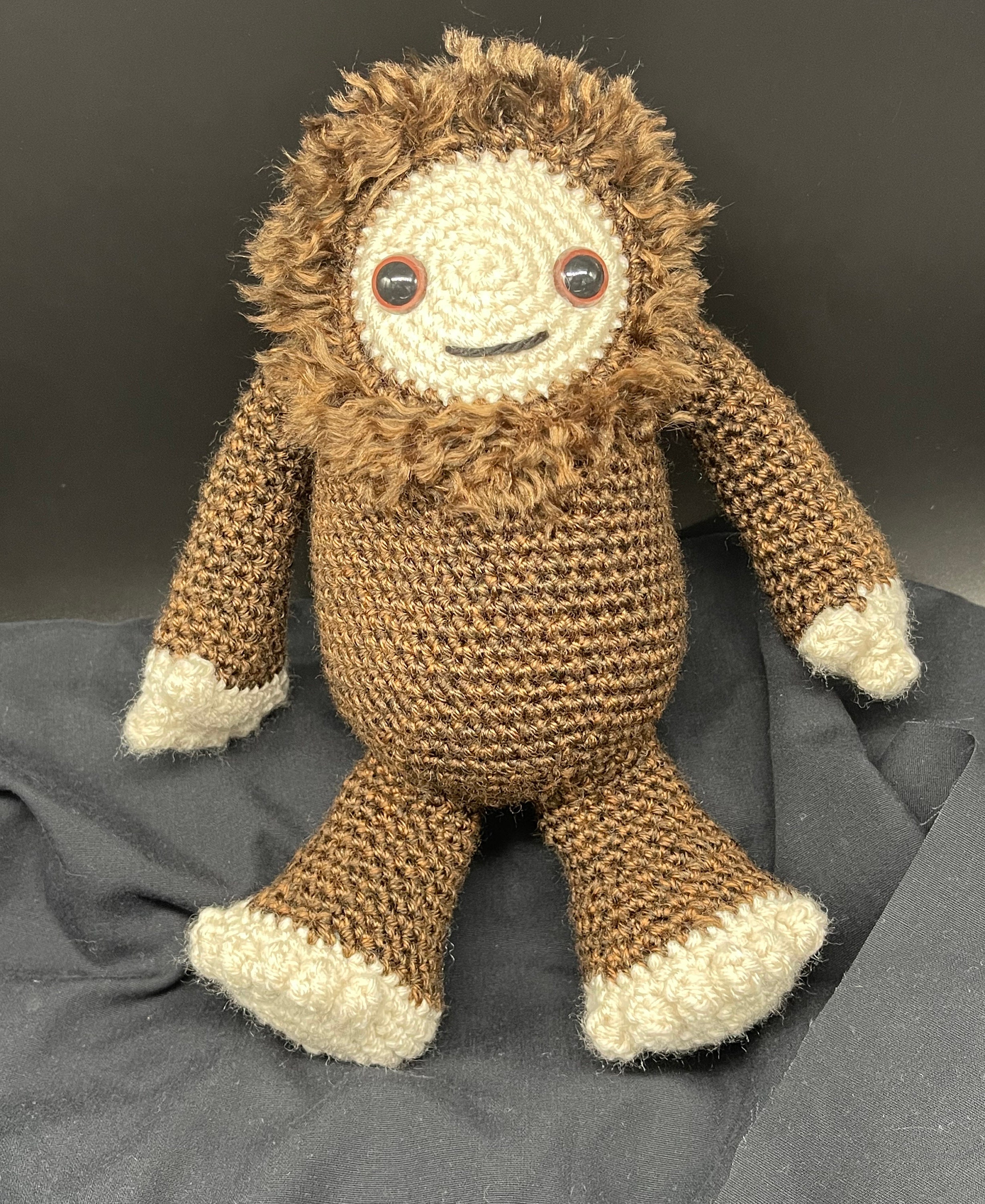 Bigfoot Sasquatch Yeti Handmade Crochet Amigurumi Doll Stuffed - Etsy