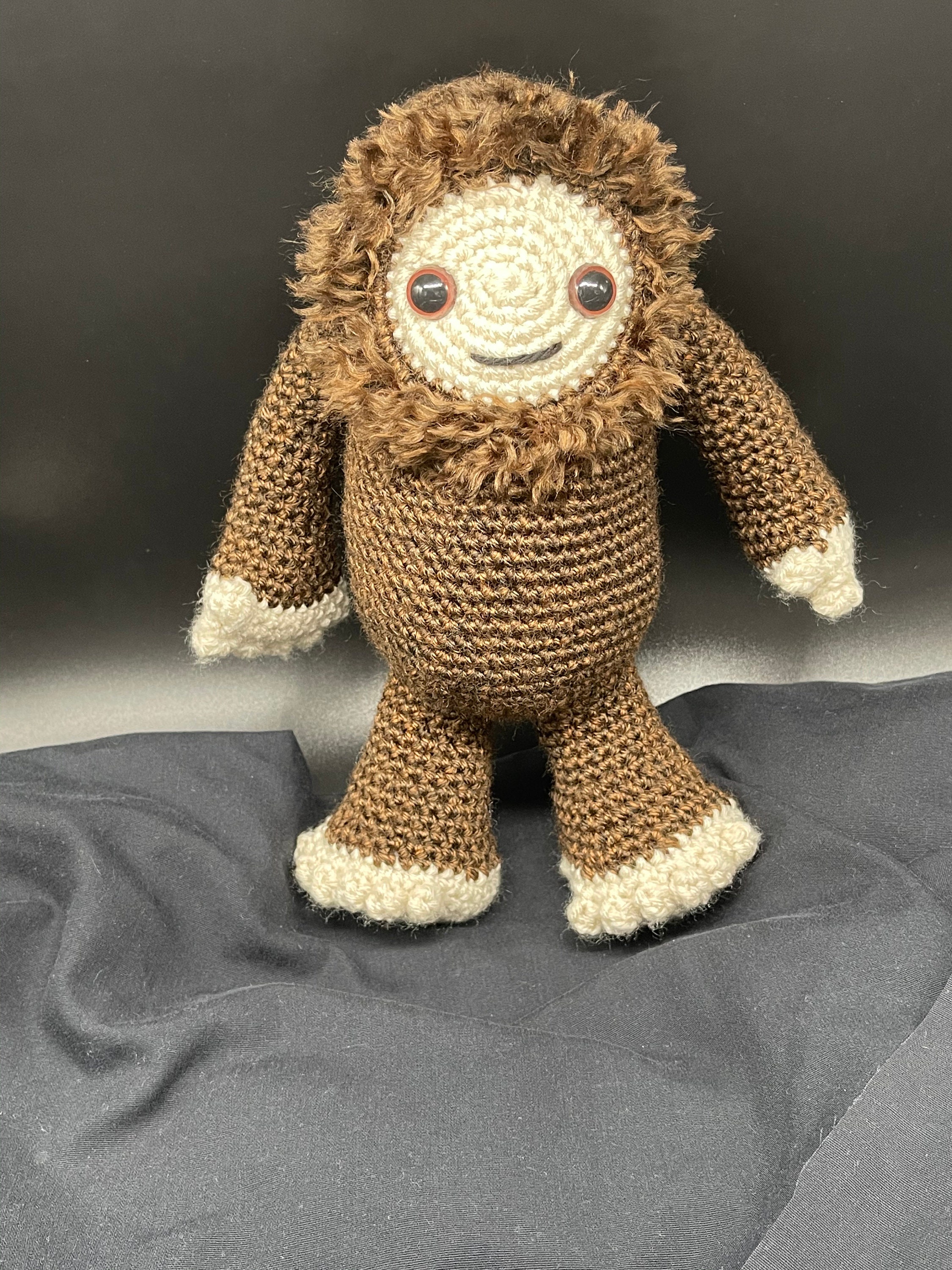 Bigfoot Sasquatch Yeti Handmade Crochet Amigurumi Doll Stuffed - Etsy