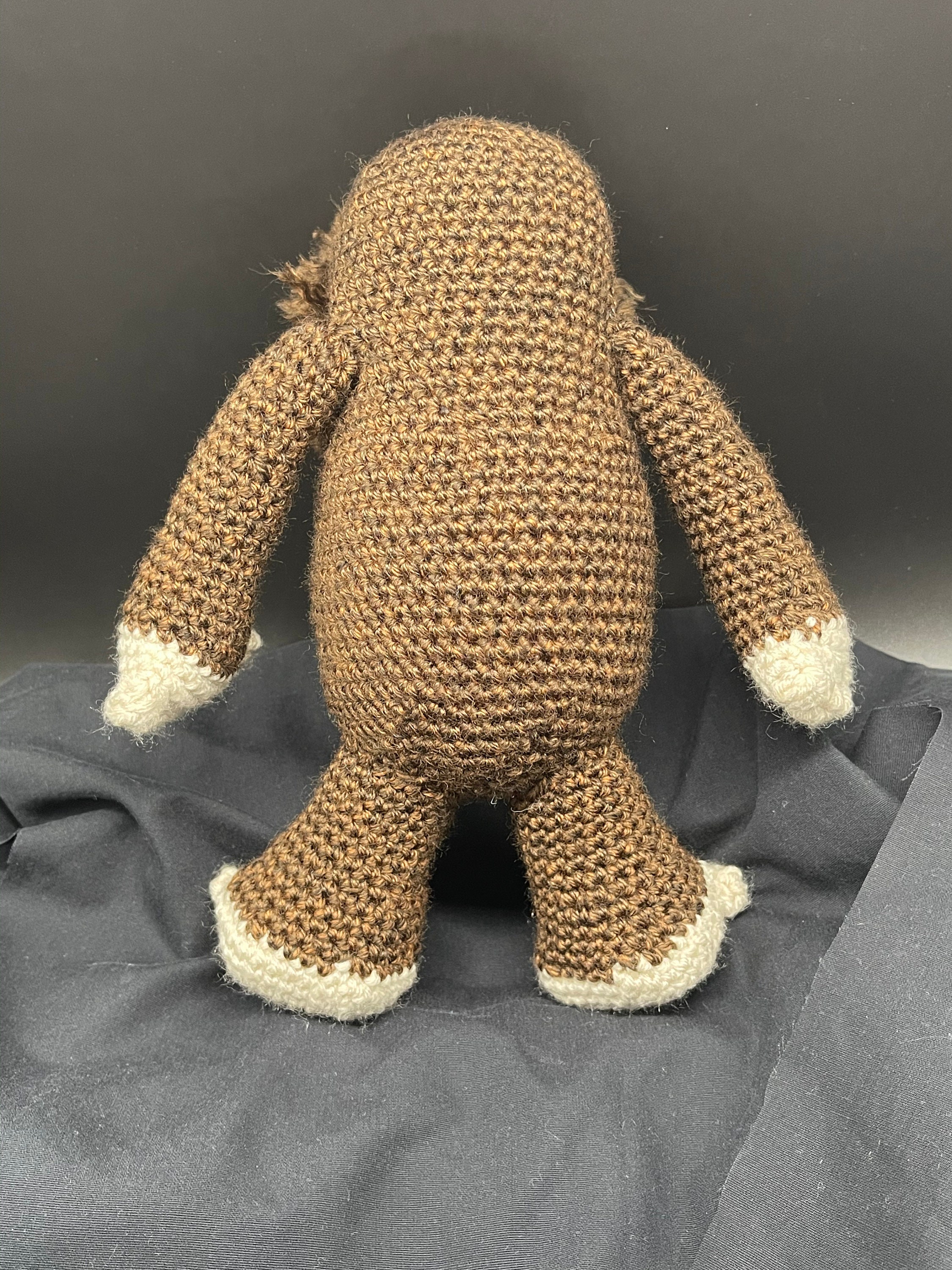 Bigfoot Sasquatch Yeti Handmade Crochet Amigurumi Doll Stuffed - Etsy