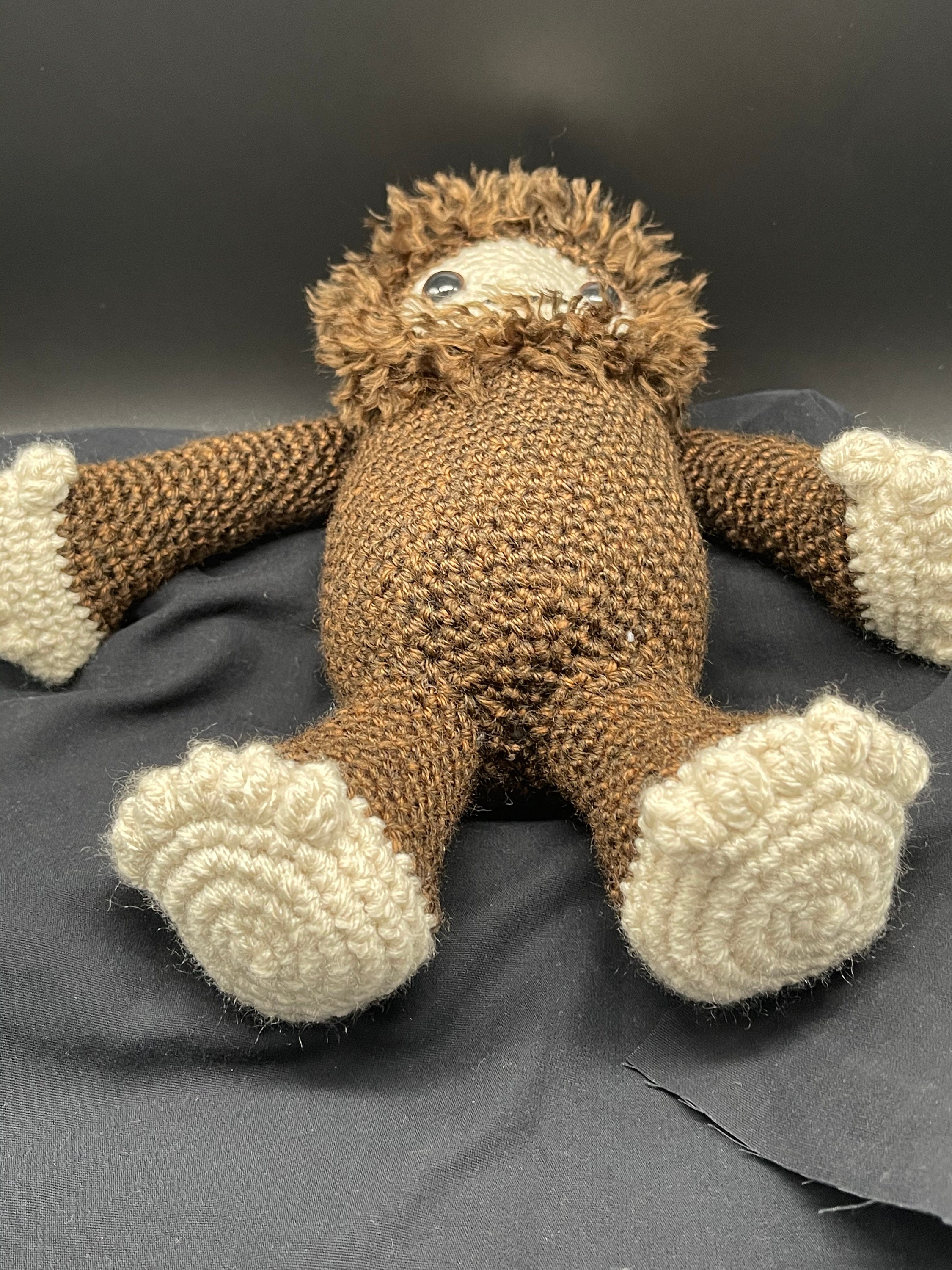 Bigfoot Sasquatch Yeti Handmade Crochet Amigurumi Doll Stuffed - Etsy