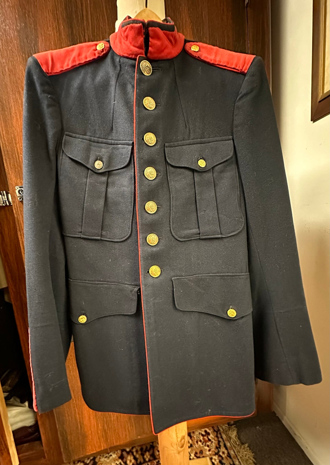 Vintage WWII WWI USMC Marines Uniform Tunic Costume - Etsy