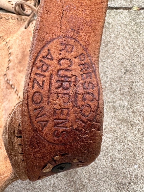 Vintage 1950s - 1960s Leather Fringe Chaps - Chinks - Gem