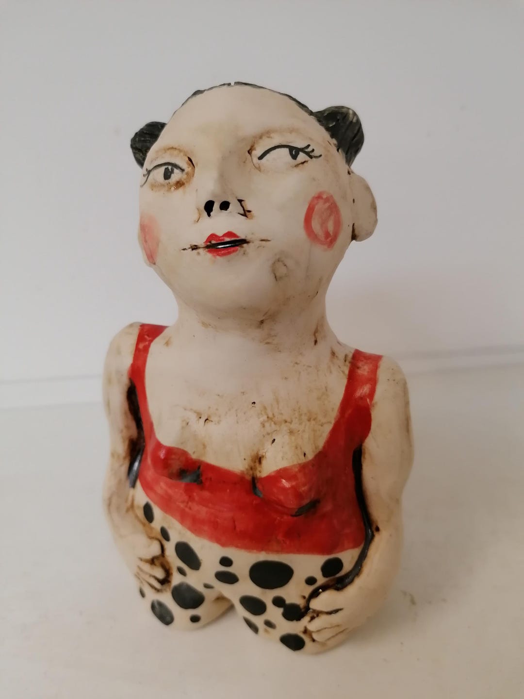 Ceramic Sculpture, Girl, Figurine - Etsy