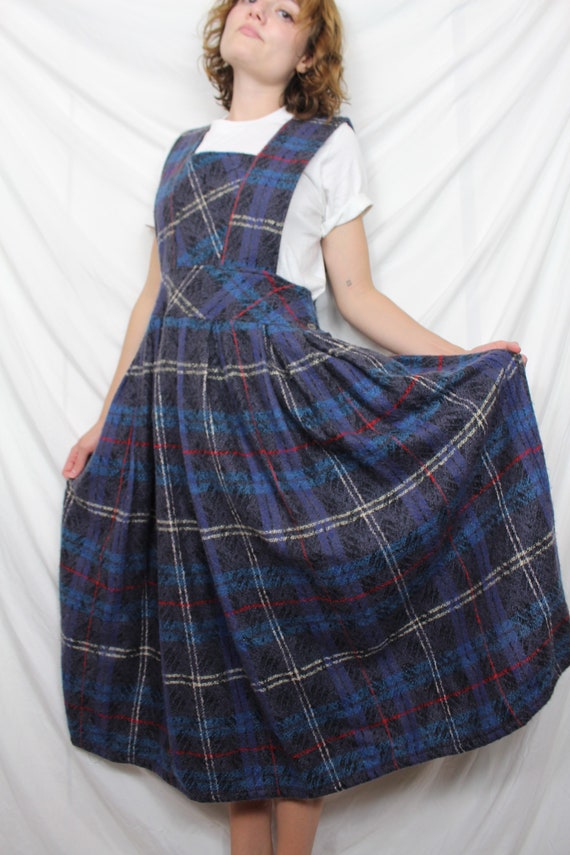 zara trafaluc pinafore plaid - Gem