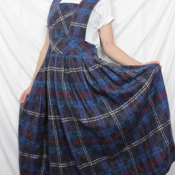 Plaid Jumper Dress - Etsy