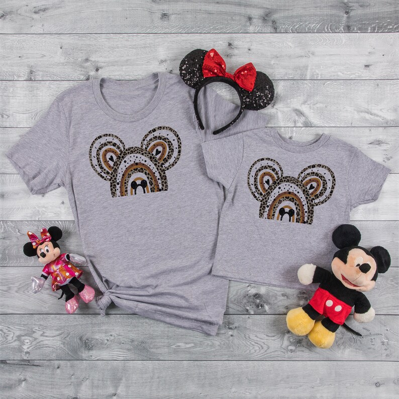 Leopard Disney Tee Leopard Print Cute Disney Shirt Cute - Etsy