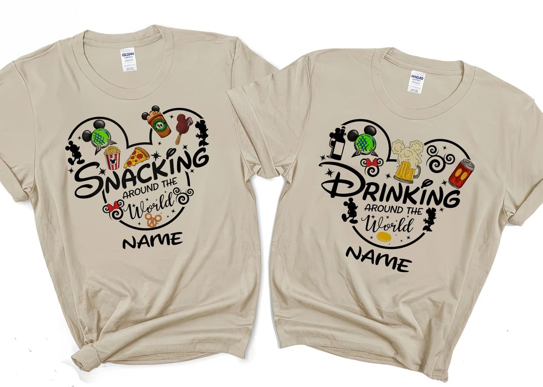 Drinking Around the World, Snacking Around the World, Epcot Cool Shirts ...