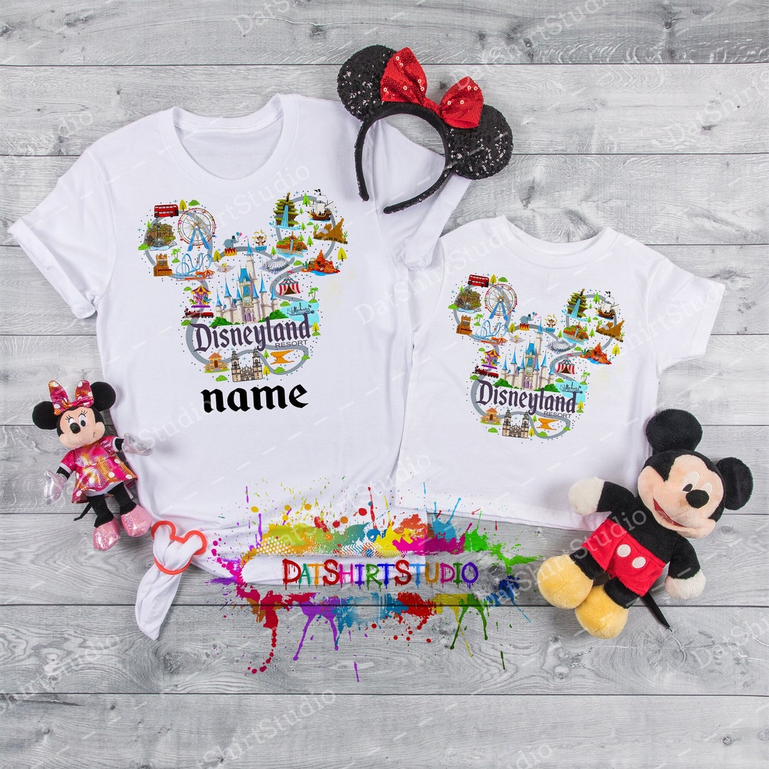 Disneyland Shirts, Disneyland Family Matching Shirts With Custom Name, Disneyland Cute Shirts ...