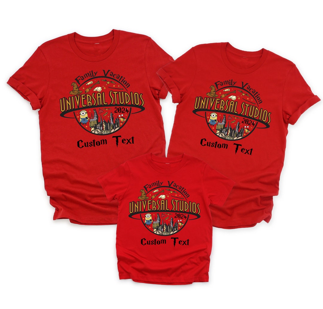 Universal Studios Color Shirts, Universal Studios Family Matching ...