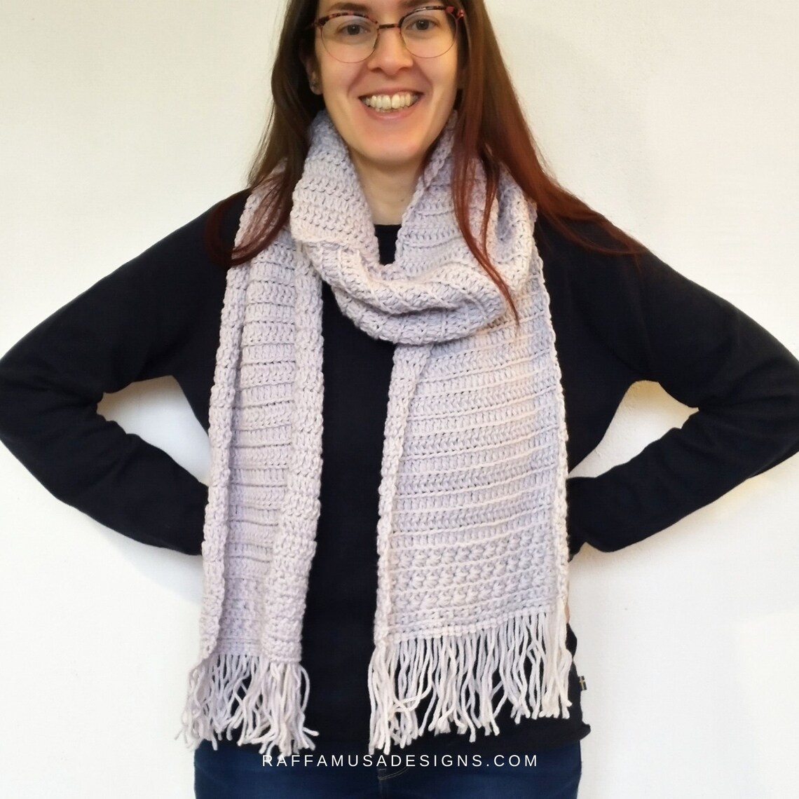 Crochet Pattern Star Stitch Scarf Maxi Scarf Crochet Scarf - Etsy