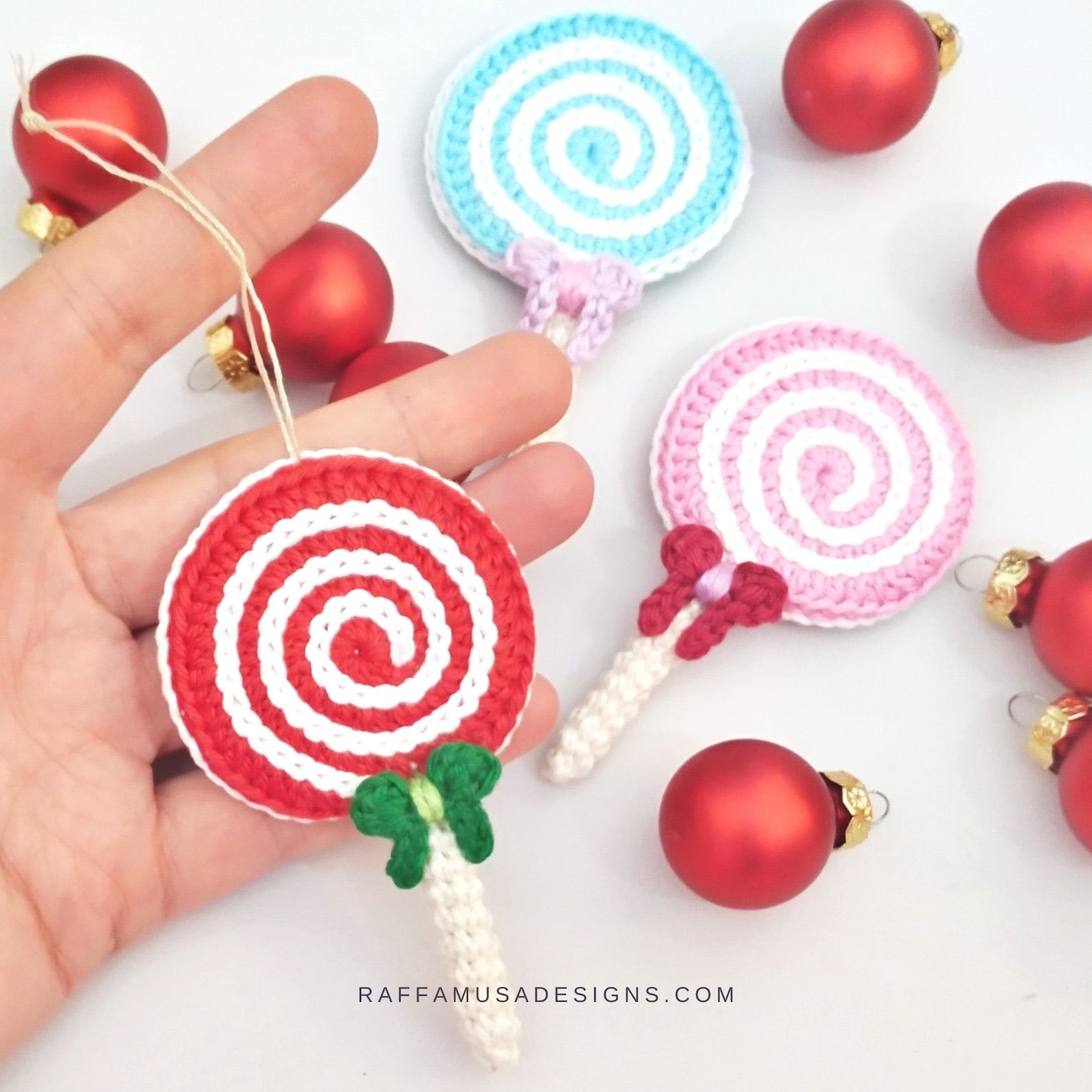Crochet Pattern Swirl Lollipop Amigurumi Christmas - Etsy