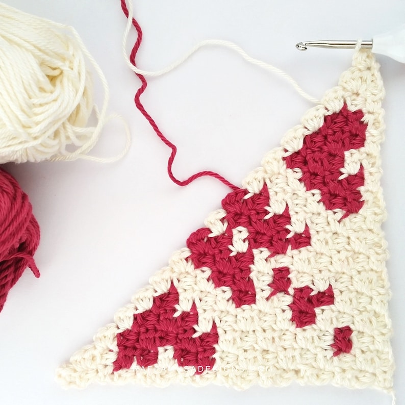Crochet Pattern Nordic Christmas Snowflake Potholder - Etsy