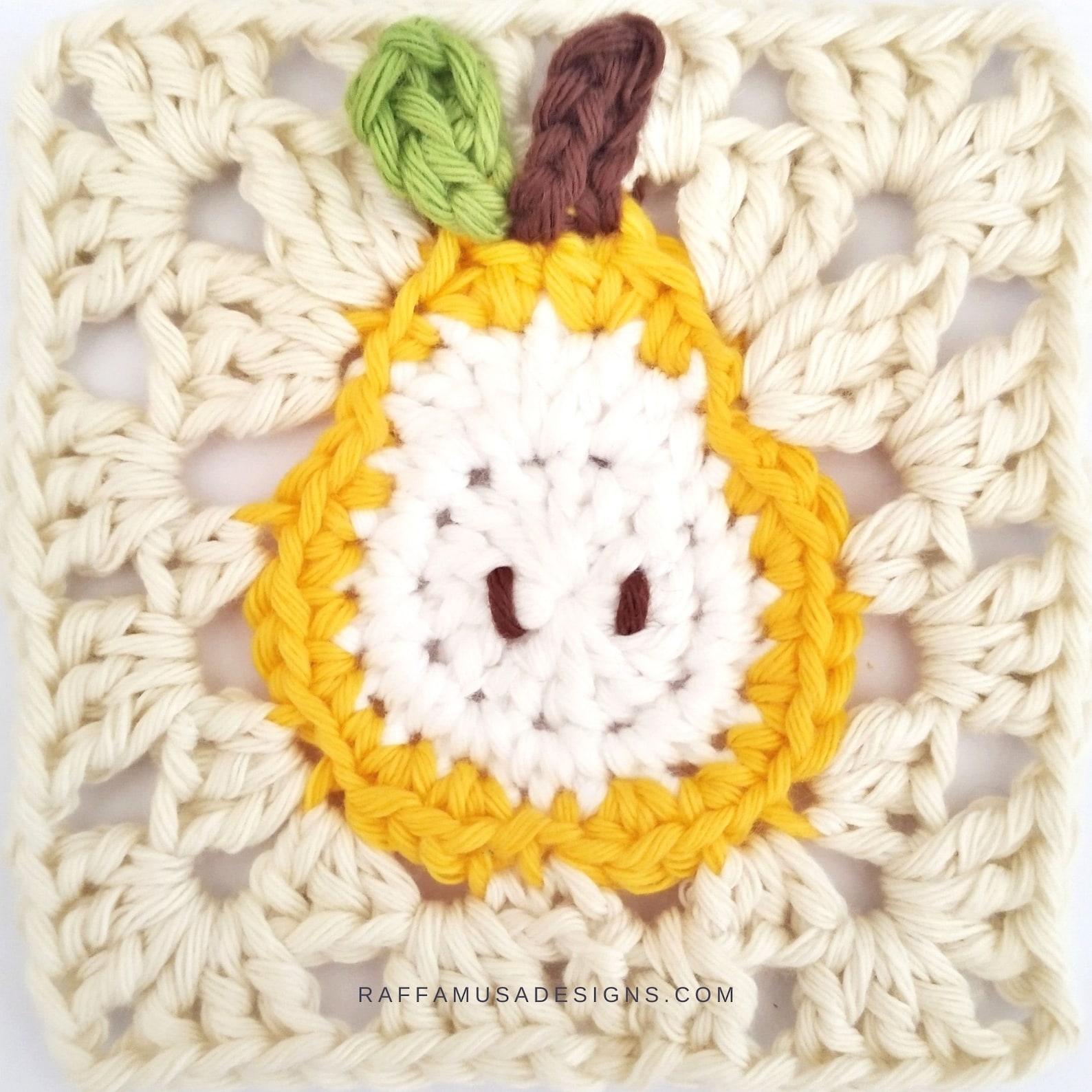 Crochet Pattern - Pear Granny Square - Fruit Afghan Block - Etsy Canada