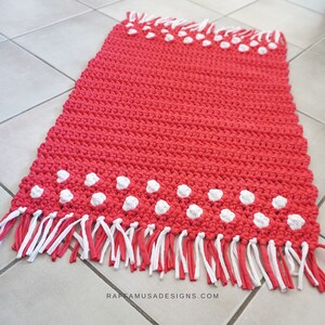 Crochet Pattern Super Chunky Rug Popcorn Bath Rug Super - Etsy