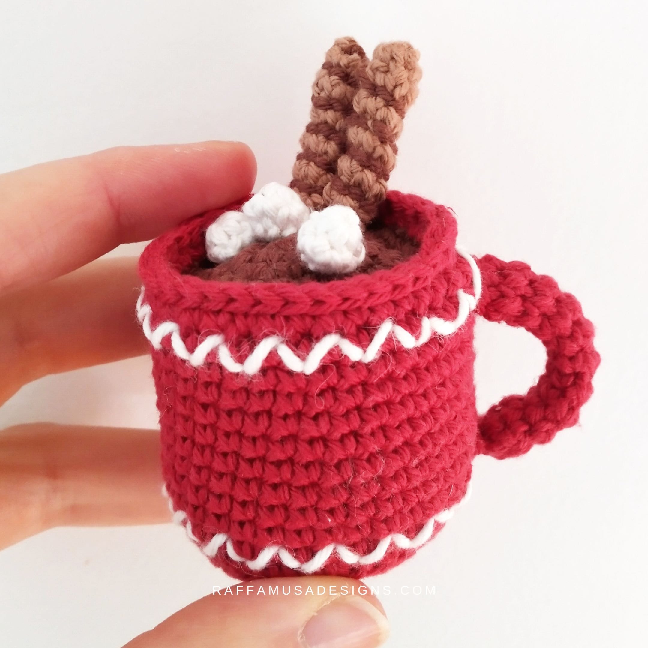 Crochet Pattern Coffee Mug Amigurumi Cup Christmas Tree - Etsy