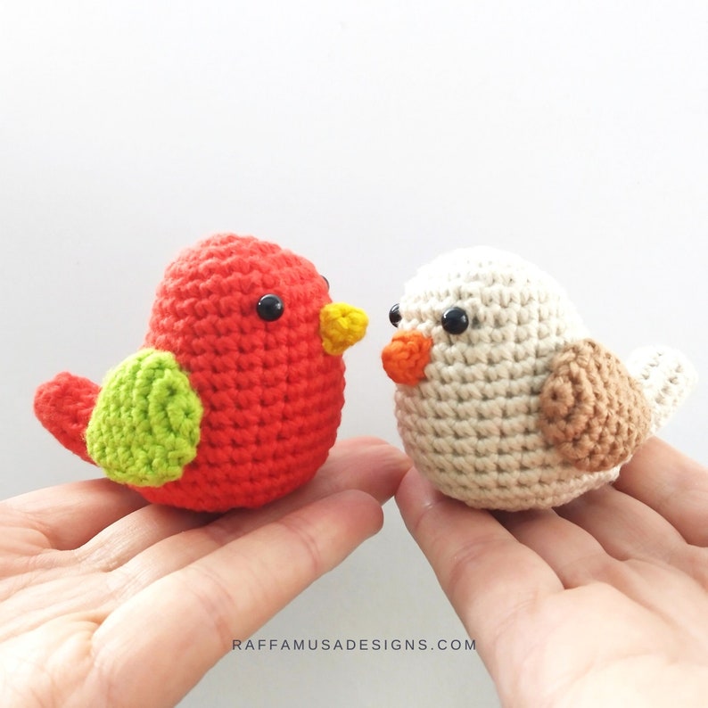 Crochet Pattern - Bird Amigurumi - Little Dove Hanging Ornament - Etsy
