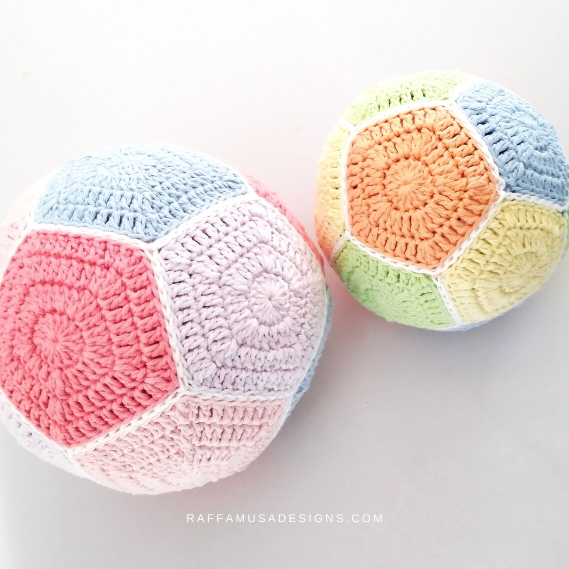Crochet Pattern - Pentagon Ball - Crochet Ball for Babies - Baby Rattle ...