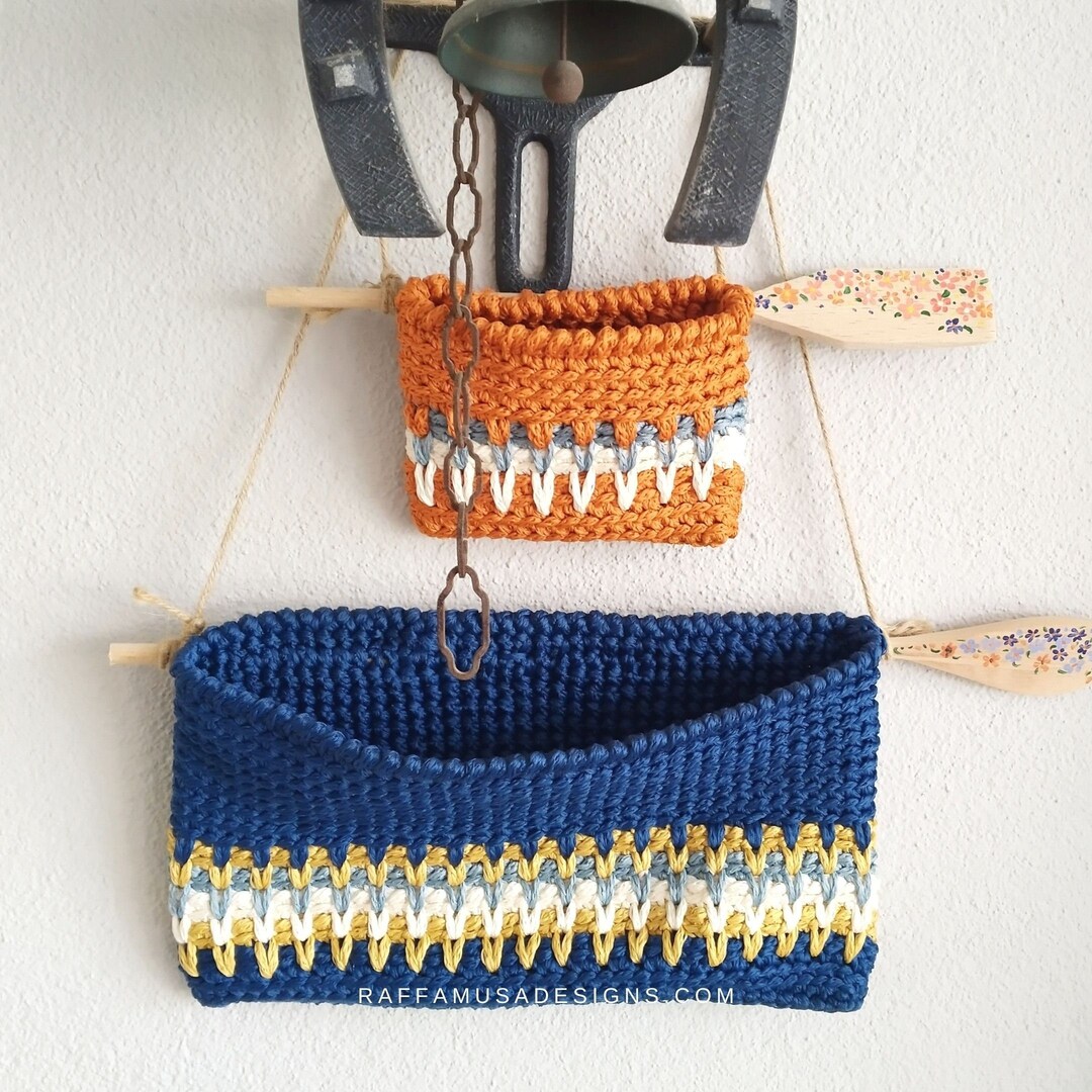Crochet Pattern - Wall Hanging Bags - Organizer - Etsy
