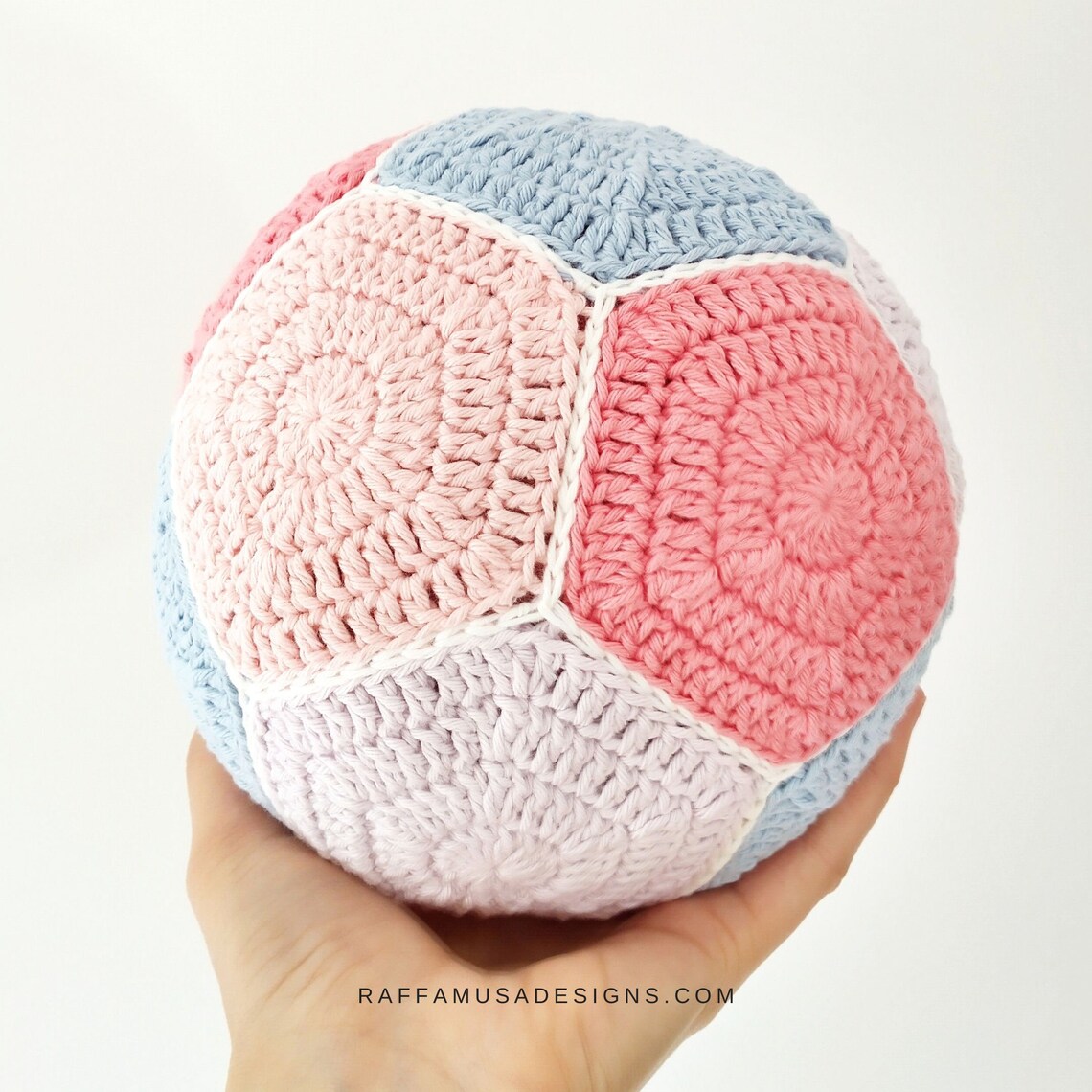 Crochet Pattern - Pentagon Ball - Crochet Ball for Babies - Baby Rattle ...