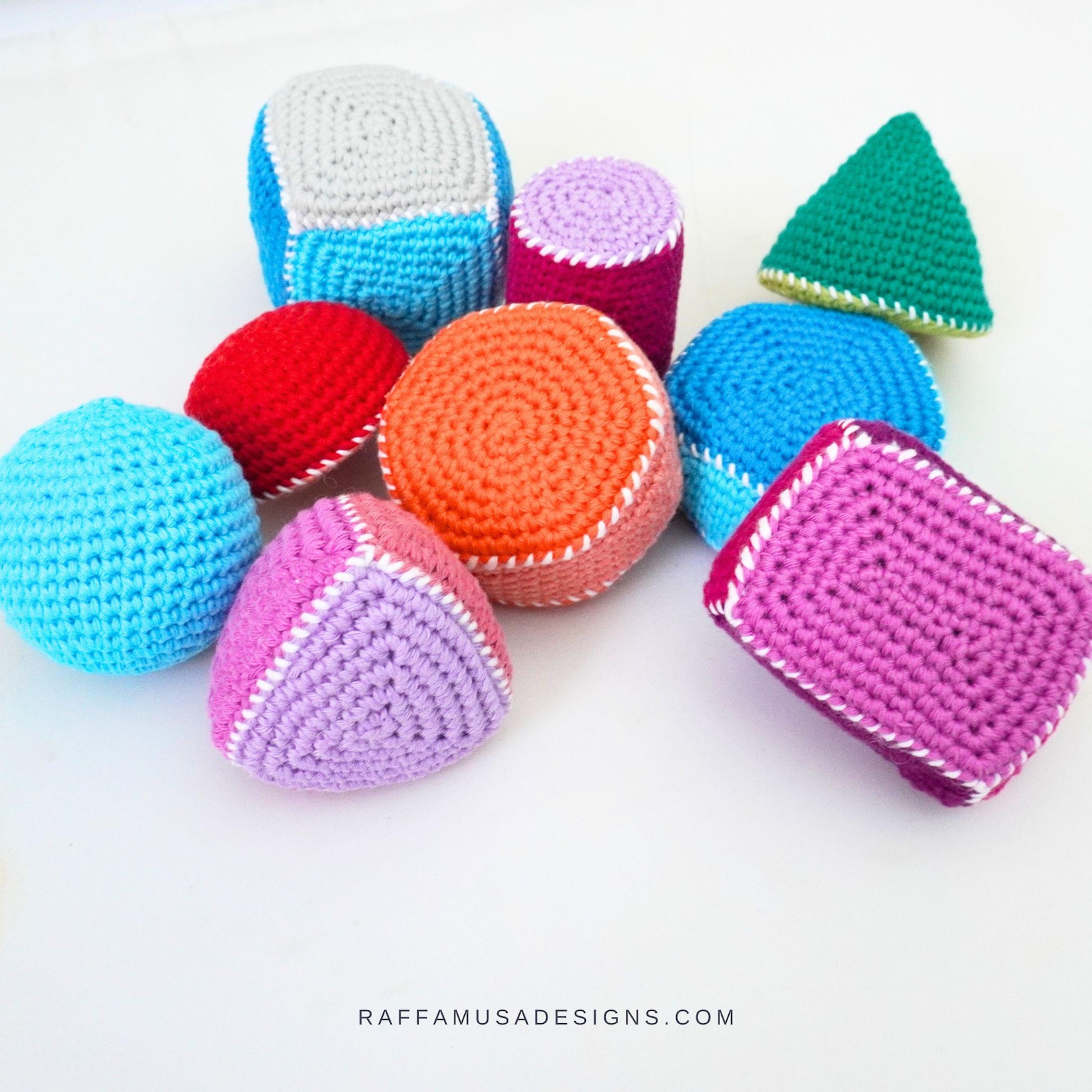 Crochet Pattern - Montessori Geometric Amigurumi - Educational Toys - Etsy