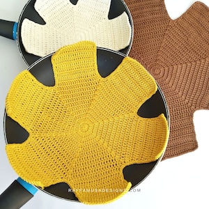 Crochet Pattern - Pan Protectors in 3 Sizes (small, Medium, Large ...