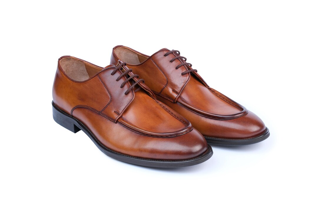 Volcano Derby Shoes Cognac - Etsy