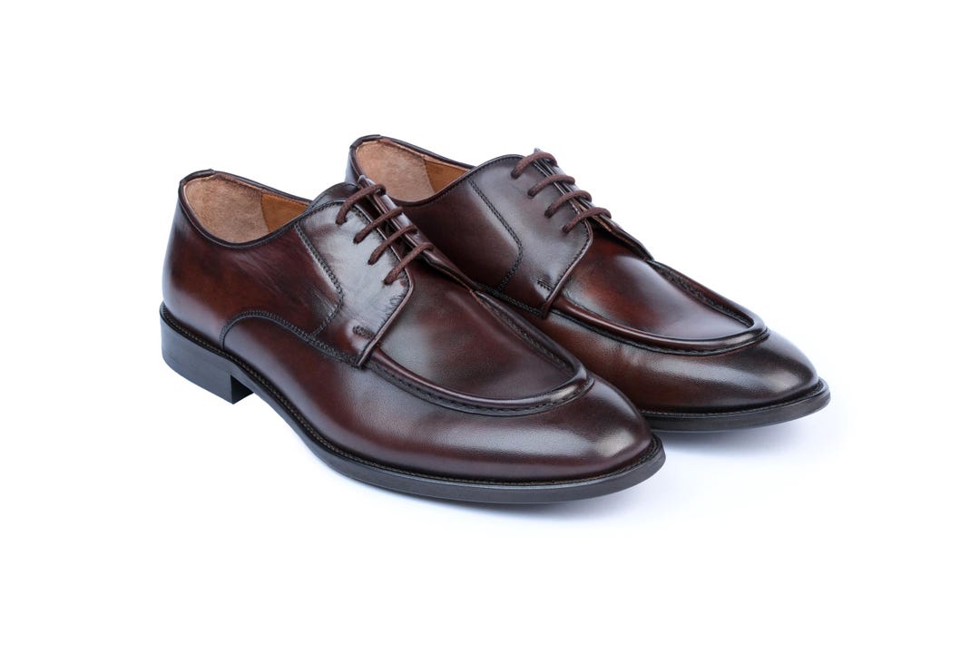 Volcano Derby Shoes Dark Brown - Etsy