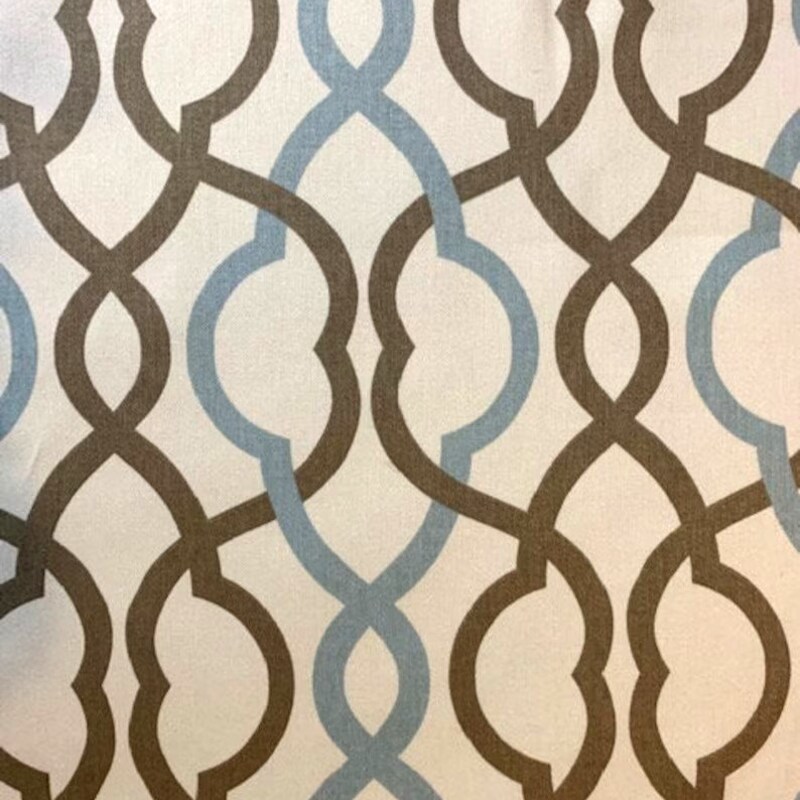 Blue Lattice Fabric - Etsy
