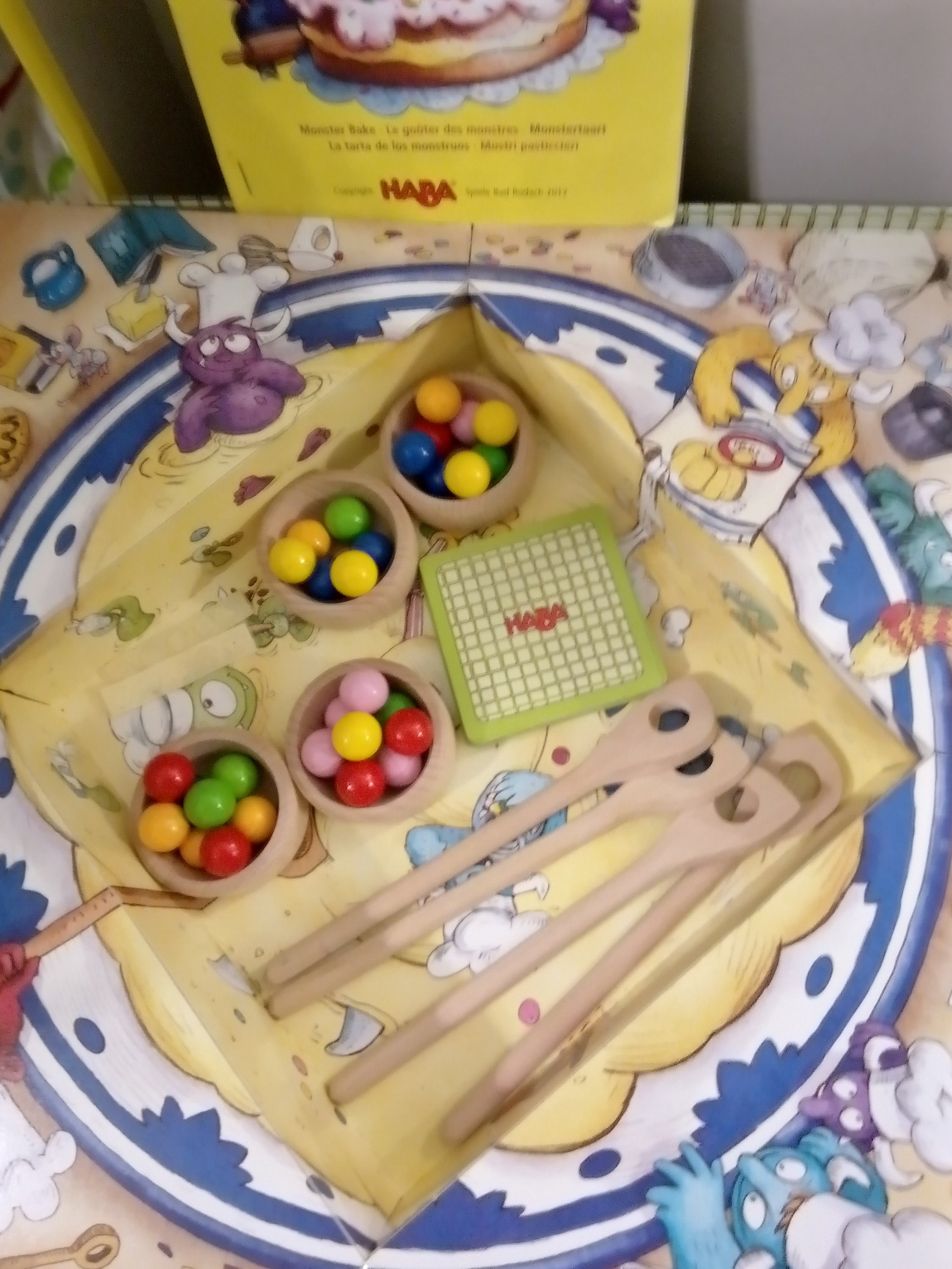 Monster Torte Cake Bake by Haba Board Game Dexterity for Kids Made in ...