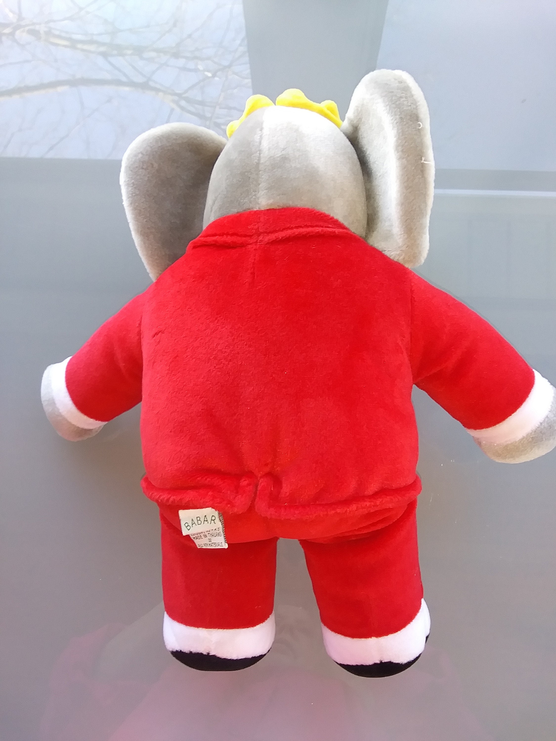 Gund Babar Stuffed Animal Stuffy Clean Machine Washable Cuddly With ...