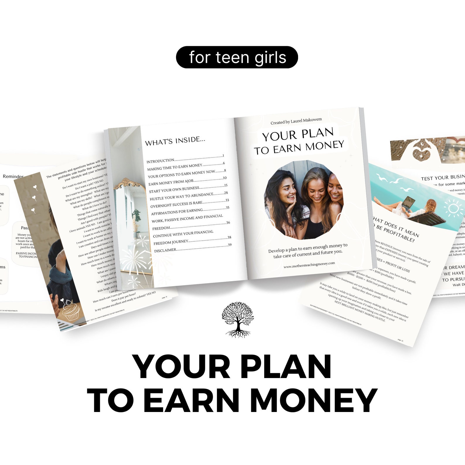 Your Plan to Earn Money, Activity Worksheets, Allowance, Self Love ...