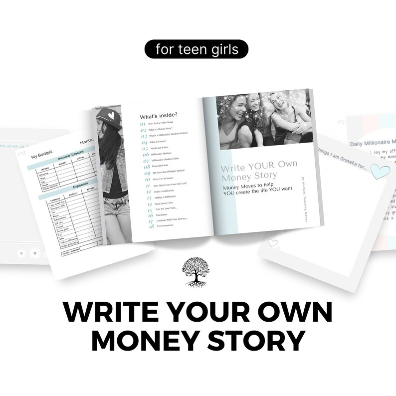 Write Your Own Money Story, That Girl Planner, Instant Digital Download ...